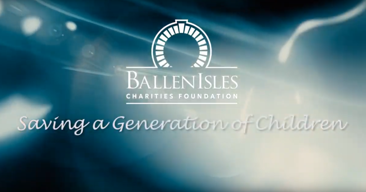 VIDEO: BallenIsles Charities Foundation: Saving A Generation of ...
